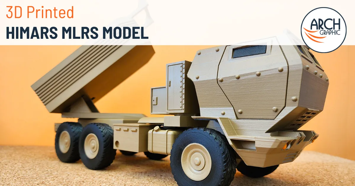 3d printed military himars MLRS Model