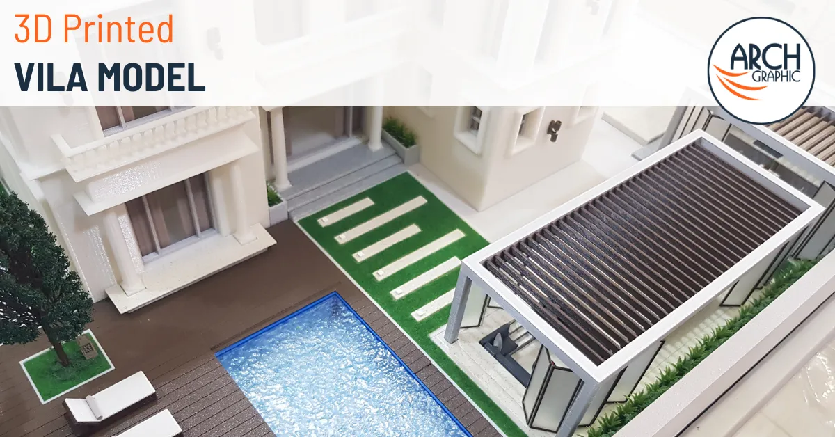 3d printed architecture villa 2020 model